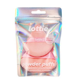 Lottie London Powder Puffs (Pack of 2 Powder Puffs)