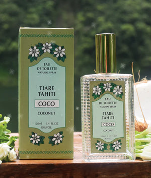 Monoi Tiki Tahiti Eau de Toilette Coco Coconut Scent, 100ml