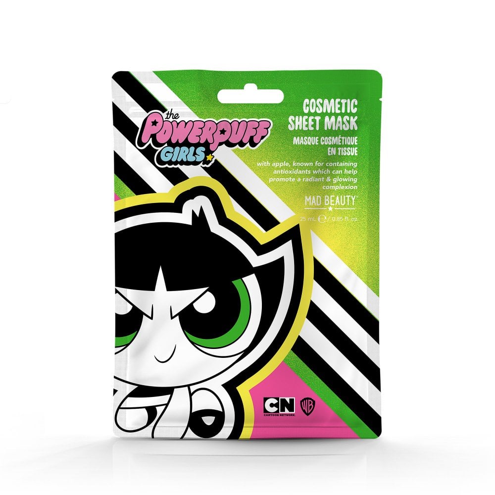 FACE MASK POWERPUFF GIRLS BUTTERCUP | Mad Beauty – Yellow Care